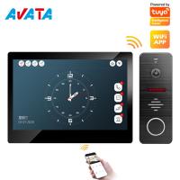 China Tuya APP IP/WiFi IPS HD Touch Screen Video Doorbell Video Door Phone Intercom System for sale