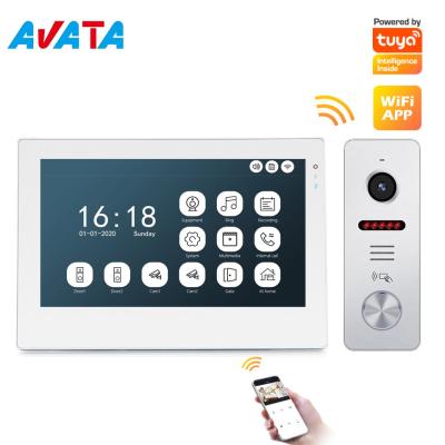 China Tuya WiFi Ahd1080p front door  Intercom Video Interphone System with Unique Interface for sale