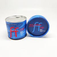 China Custom Printing Paper Composite Cans Food Grade Round Tube Packaging for sale