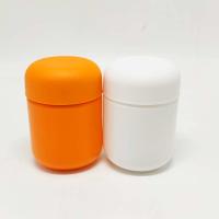 China 2oz HDPE Child Proof Jar Smell Proof Screw Jar 50x60mm for Flower Storage for sale