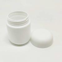 China 2oz HDPE Child Proof Jar Smell Proof Screw Jar 50x60mm for Flower Storage for sale