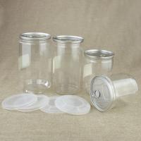 China Custom Round PET Pop Top Can 52.3-126.5mm Diameter Food Packaging Jars for Nuts Snacks Cookies for sale