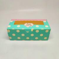 China Food Grade Recycled Paper Cake Box with Handle Custom CMYK Printing Cardboard Gift Box for sale
