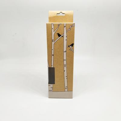 China Custom Printing Kraft Gift Boxes With PVC Window Waterproof for sale