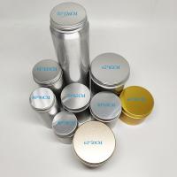 China Round Tinplate Tea Cans 83.3mm Diameter Screw Top Spice Containers for sale