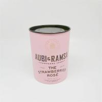 China Custom Composite Paper Tube Ice Cream Cold Food Packaging Box with Metal Lid 73mm for sale