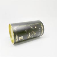 China Custom Composite Paper Tube Ice Cream Cold Food Packaging Box with Metal Lid 73mm for sale