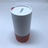 China White Kraft Paper Tube Packaging Eco Friendly Gift Cosmetic Tube 83mm Diameter Custom Height for sale