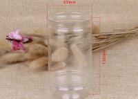 China PET Plastic Bottle Clear Plastic Cylinder Professional SGS QS 280ML for sale