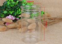 China 800ml Transparent PET Plastic Jar with Aluminum Pull-Ring Lid - 73mm Diameter Food Grade Container for Dry Food Packaging for sale