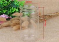China 800ml Transparent PET Plastic Jar with Aluminum Pull-Ring Lid - 73mm Diameter Food Grade Container for Dry Food Packaging for sale