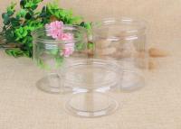 China SGS QS Transparent Bean Plastic Pet Jars 38g 92 Mm Height Yellow for sale