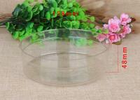 China Tea Packaging Clear Plastic Cylinder Plastic Cylinder Containers With Lids for sale