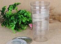 China Plastic Packaging Tube Airtight Waterproof Clear Pet Jar With EOE Lid for sale