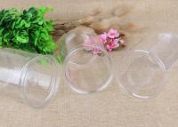 China Clear PET Tube Cans with Aluminum Easy Open End 49mm to 153mm for Tea Coffee Food Packaging for sale