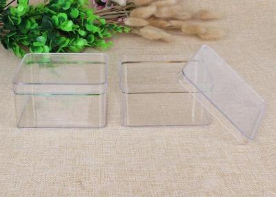 China 300ml Ellipse Clear Plastic Container Box with Lid - 145mm Caliber Food Grade PS Storage for sale
