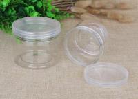 China 480ml Thick Transparnt PET Food Plastic Packaging Cylinder Cans OEM for sale