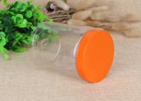 China Customized Colourful Cap Clear Pet Jars Food Grage For Candy Packaging for sale