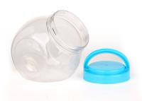 China Transparent Food Grade Clear Pet Jars Plastic Screw Cap Waterproof for sale