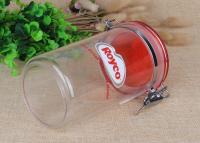 China Storage Packaging Clear Plastic Cylinder Food Grade Airtight Canister Coustmized for sale