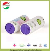 China Food Grade Paper Tube Packaging with Shaker Top for Talcum Powder 50mm Diameter for sale