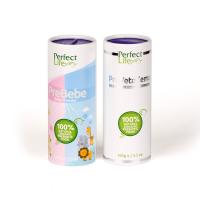 China Food Grade Paper Tube Packaging with Shaker Top for Talcum Powder 50mm Diameter for sale