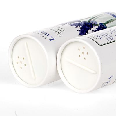 China Custom Powder Packing Paper Tubes with Closeable Sifter Lids - Food Grade Cardboard Packaging with 6-8 Day Production for sale