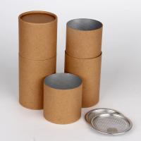 China Custom EOE Seal Lids Composite Paper Can Seed Packaging No Printing for sale