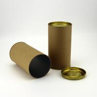 China Offset Print Pop Top Paper Tube Containers 73mm 99mm for Dry Food Packaging for sale