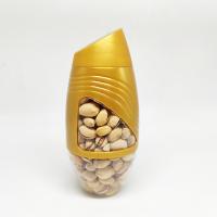 China Small Candy Nut Food Grade PET Plastic Packing Jar With Pop Top Lid for sale