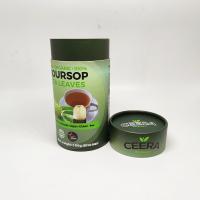 China Eco Friendly Biodegradable Cardboard Tube Packaging For Tea Coffee Round for sale