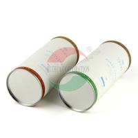 China Cosmetic Composite Can Packaging With Cork Lid Custom Printed for sale