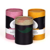 China Printing Clear Plastic Skin Care Paper Composite Cans Plastic Cylinder Jar for sale