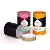 China Printing Clear Plastic Skin Care Paper Composite Cans Plastic Cylinder Jar for sale