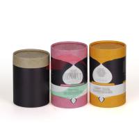 China Printing Clear Plastic Skin Care Paper Composite Cans Plastic Cylinder Jar for sale
