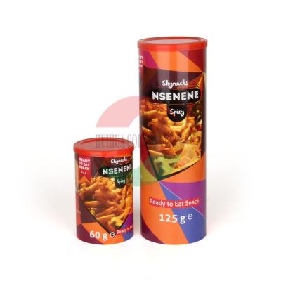 China Brown Thick Kraft Paper Tube Packaging Cylindrical With Inner Printing for sale