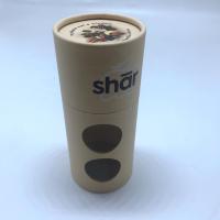China Biodegradable Kraft Paper Tube Packaging 83.3mm with Window for Fettuccine Food for sale