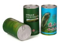 China OEM Custom Airtight Tea Coffee Paper Canister Packaging Zip Top for sale