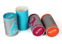 China Custom Offset Print Paper Tubes 16mm-150mm Diameter White Coated Liner for Tea Coffee Packaging for sale