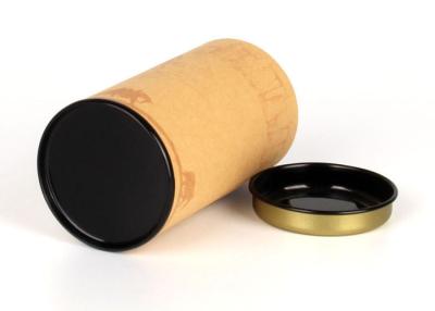 China Paper Composite Cans Liquor Bottle Gift Canisters 99mm Diameter Metal Slip Top for sale