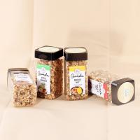 China Food Grade PET Clear Plastic Cylinder Jar 400ml-800ml for sale