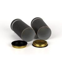 China Cylindrical Cardboard Composite Cans with Metal Lids - 99mm Diameter, Custom Heights, Recyclable Packaging for sale