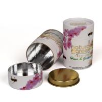 China Customizable Cardboard Paper Tube Packaging with Push Up Lid 20mm to 225mm Diameter for sale