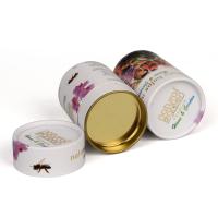 China Customizable Cardboard Paper Tube Packaging with Push Up Lid 20mm to 225mm Diameter for sale