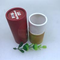 China FDA Food Grade Kraft Paper Tube 83.3mm for Lip Balm Cosmetic Packaging Eco Friendly for sale