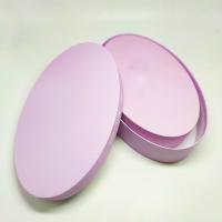 China Oval Recycled Paper Gift Boxes for Beauty Products Custom Size 120x80mm for sale