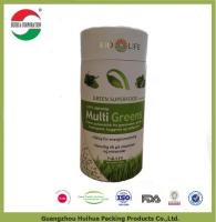 China Custom Food Grade Kraft Paper Tube Packaging with Embossing 40mm to 225mm Diameter for sale