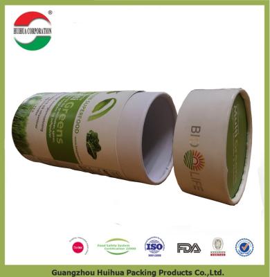 China Sealed Cardboard Cylinder Tubes for Tea Dry Food Packaging ISO9001 16.8mm to 225mm for sale
