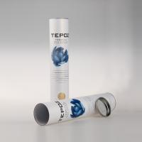 China Custom Cardboard Paper Tube Packaging with Iron Lid for Wine 16mm to 150mm Diameter for sale
