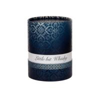 China Recycled Materials Feature Dark Blue Paper Core Tube Packaging For Glass Bottle for sale